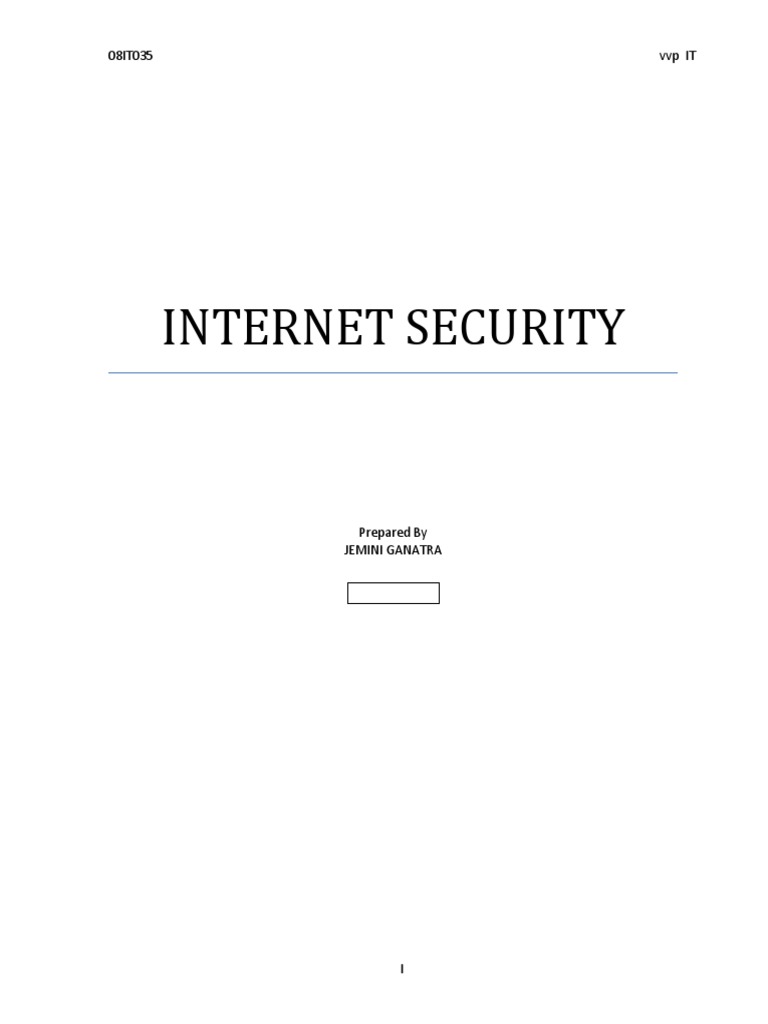 Analyzing Internet Security: A Comprehensive Study of Online Risks ...