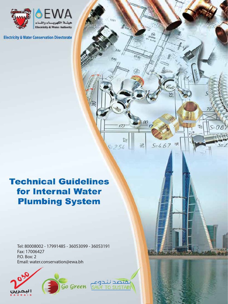 EWA Water Supply Technical Guidelines-English | PDF | Tap (Valve ...
