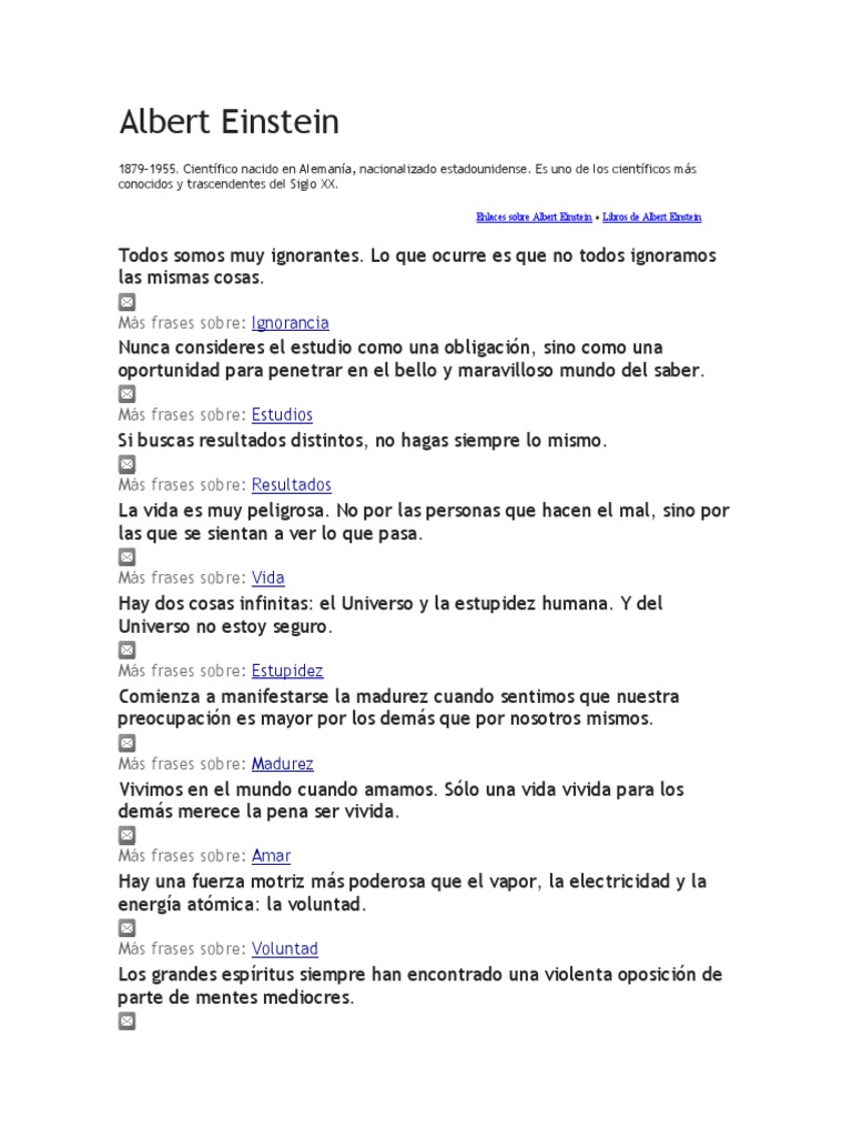 Albert Einstein - Trabajo HIstoria de los Números | Albert Einstein ...