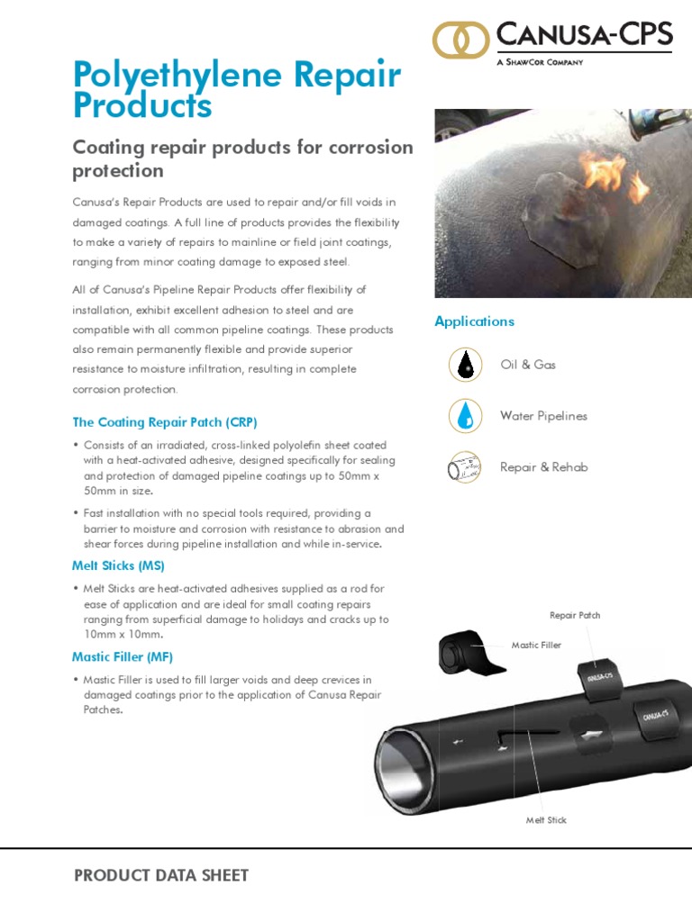 PDS - NA - PRP Repair Data Sheet | PDF | Pipeline Transport | Corrosion