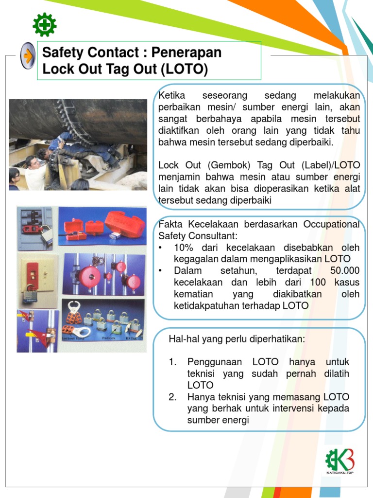 Safety Talk LOTO | PDF