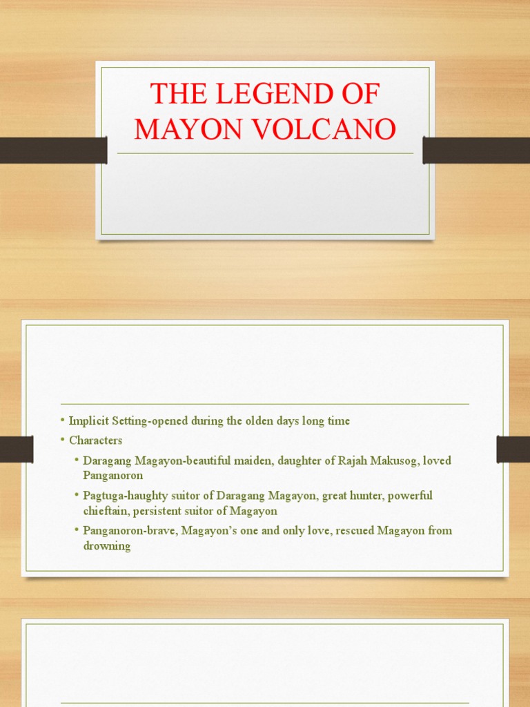 The Legend of Mayon Volcano | PDF | General Fiction