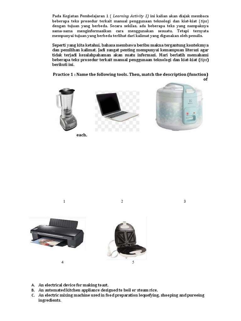 Tugas 1 Procedure Text XI | PDF | Komputer