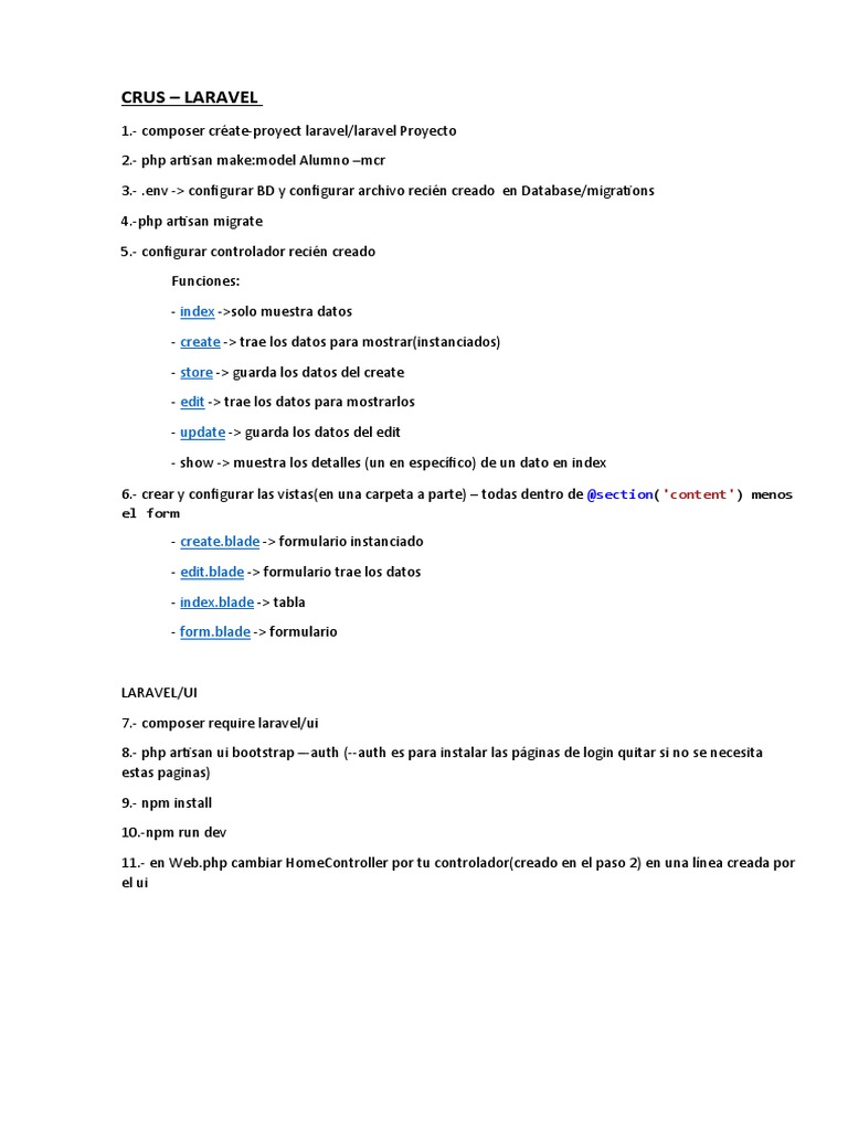 Crud Laravel | PDF | Php | Bootstrap (marco frontal)
