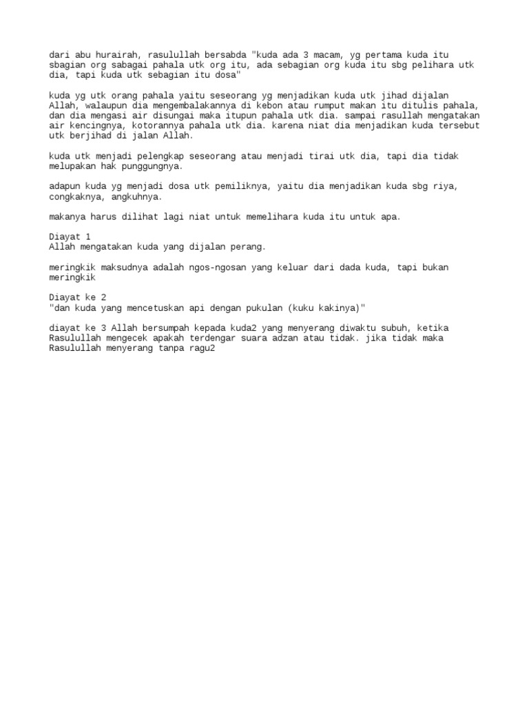 Tafsir Surat Al Adiyat - Ust. Syafiq Bin Riza Basalamah | PDF