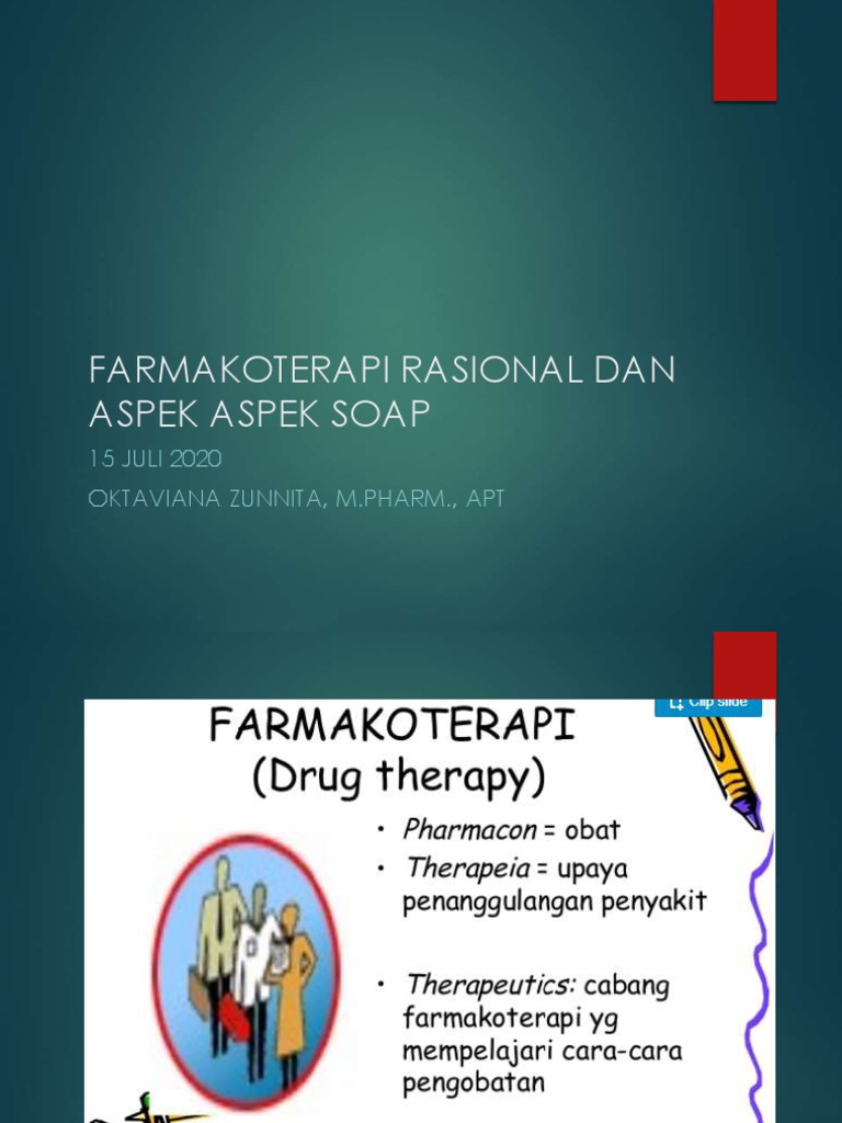 Materi 1 Farmakoterapi | PDF