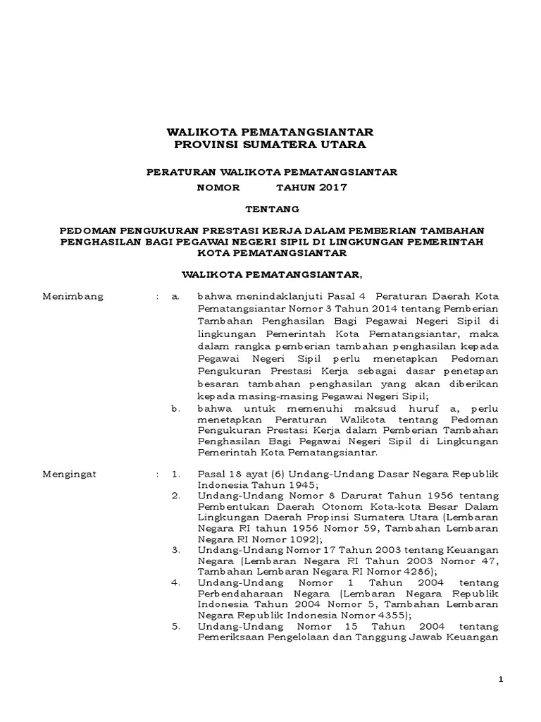 Perwa TPP Pematangsiantar | PDF