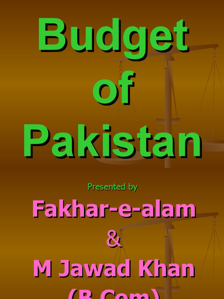 Budget of Pakistan | PDF