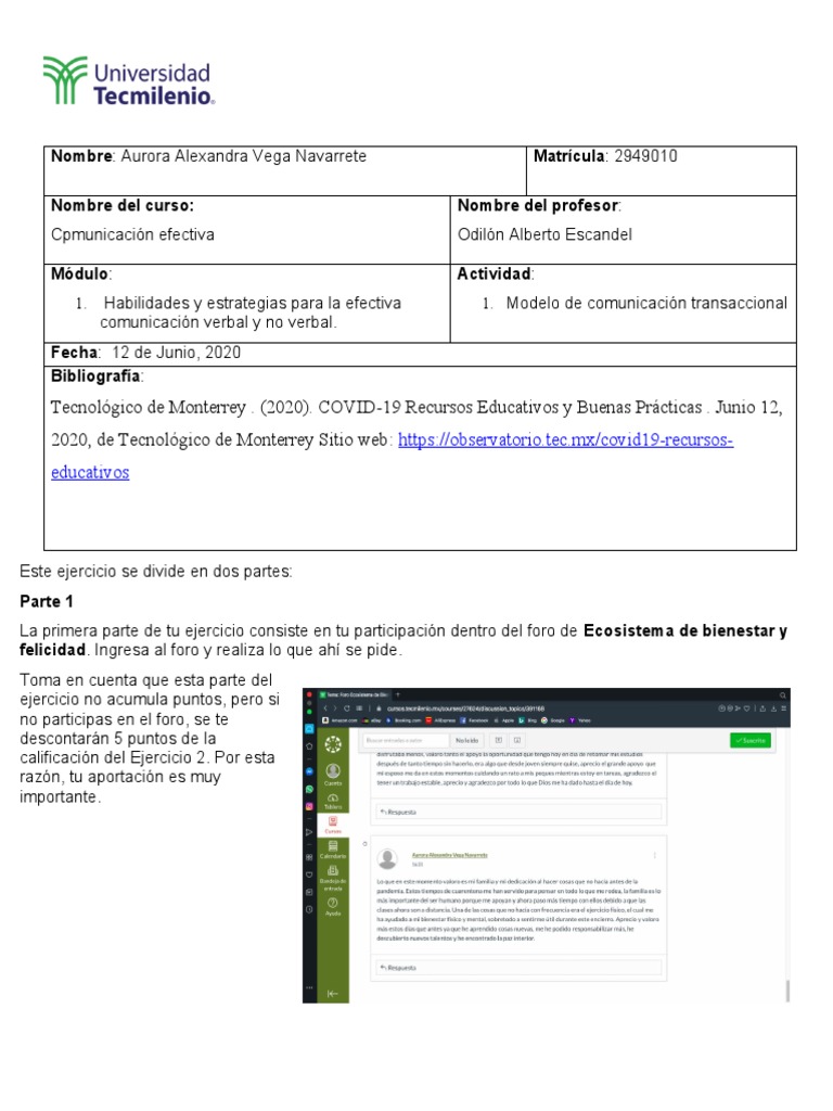 Act.1 Modelo de Comunicación Transaccional | PDF | Comunicación | Comunicación humana