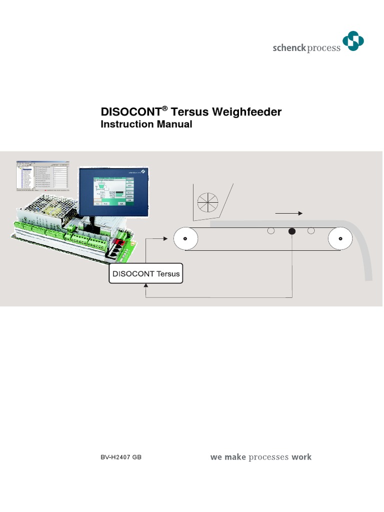 DISOCONT® Tersus Weighfeeder Instruction Manual bvh2407gb | PDF ...
