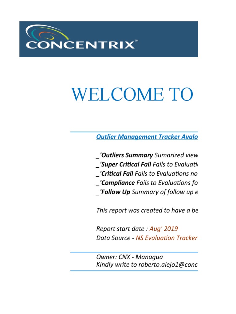 Outlier Management Process FY20P12W4 | PDF | Computer Data | Methodology