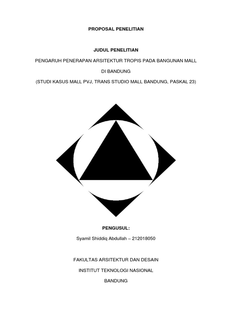 Pengaruh Penerapan Arsitektur Tropis Pada Mall | PDF