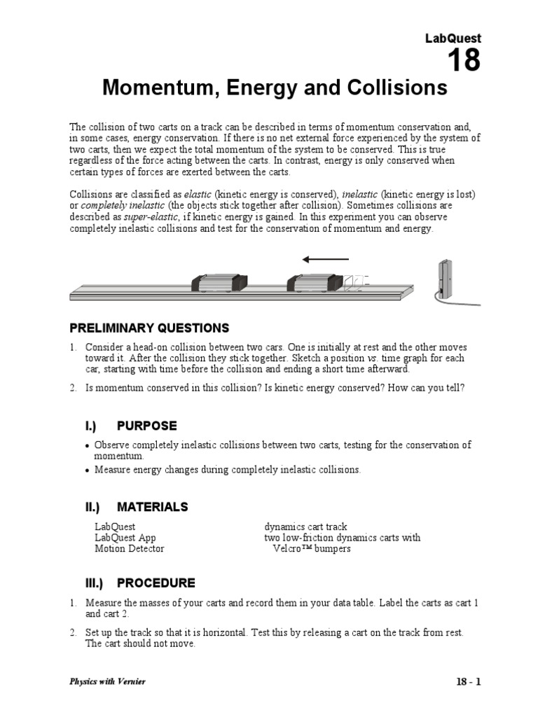 Momentum and Energy LQ CC NGSS | PDF | Collision | Momentum