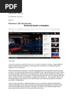 TED - Rita Pierson: Every Kid Needs A Champion: Discussion | PDF