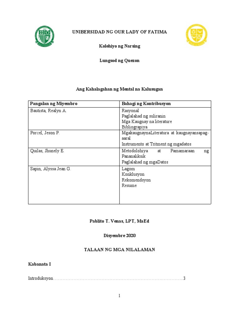 Ang Kahalagahan Ng Kalusugan Sanaysay - Huxley Sanaysay