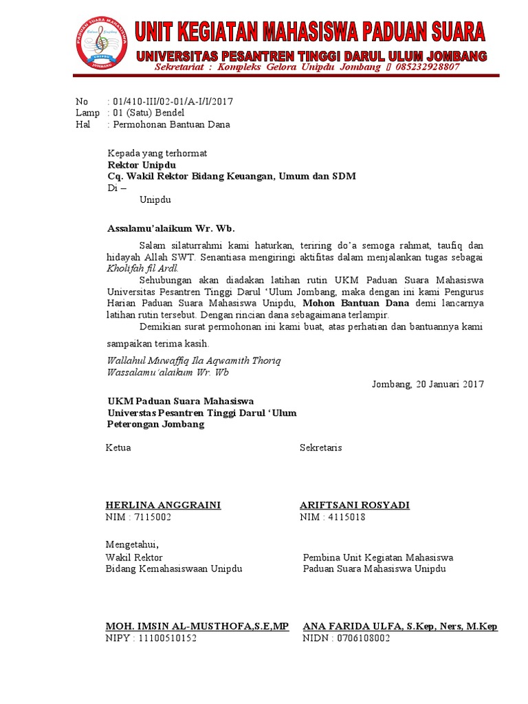 Proposal Latihan PSM | PDF