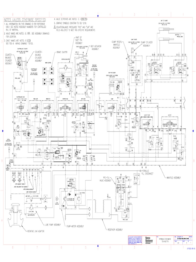 Varco Tds 11sa顶驱新图2014年 | PDF | Relay | Switch