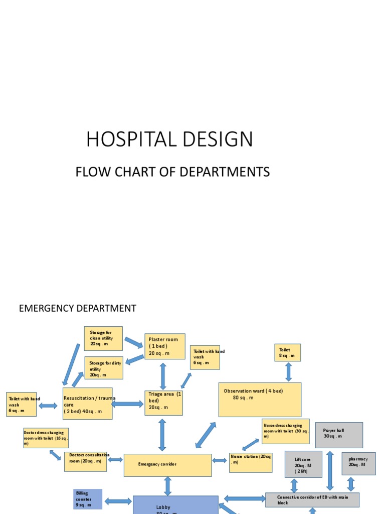 Hospital Design: Flow Chart of Departments | PDF | Neonatal Intensive ...