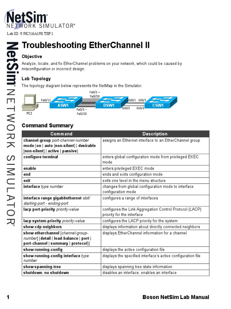 17-Troubleshooting EtherChannel II | PDF | Computer Science | Ethernet