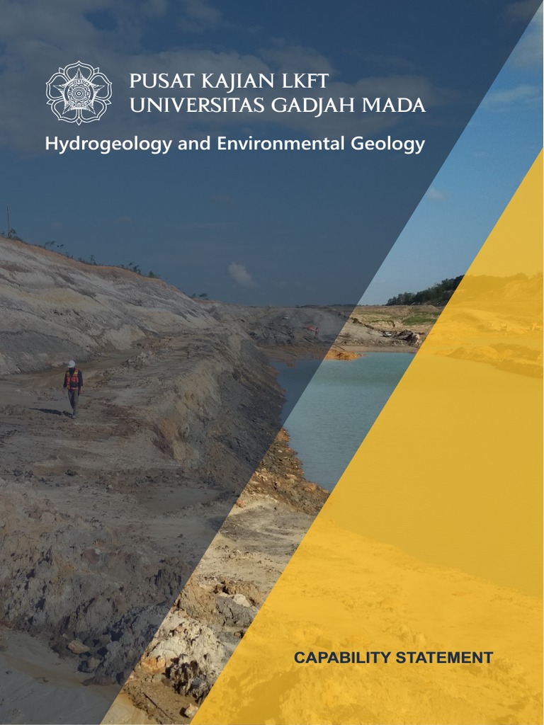 PK-LKFT-UGM-Capability-Statement (Hydrogeology & Env Geology) | PDF | Hydrogeology | Groundwater