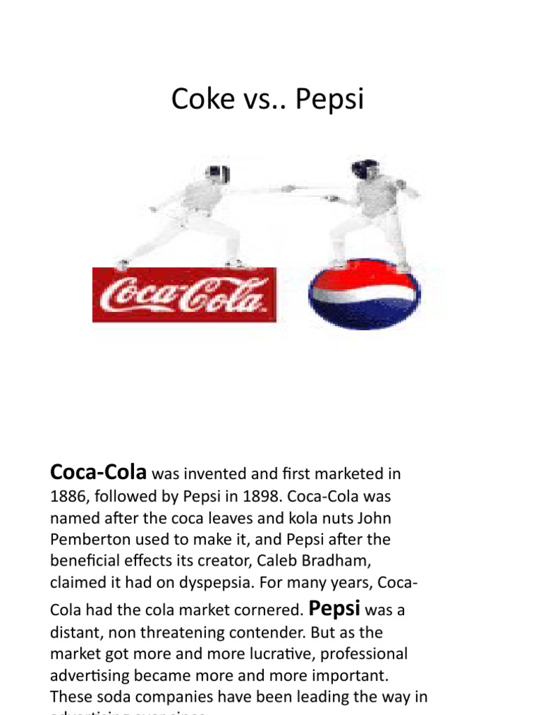 Coke Vs | PDF | Coca Cola | Pepsi