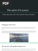 Locarno Treaties Explained | PDF | Foreign Policy | Diplomacy