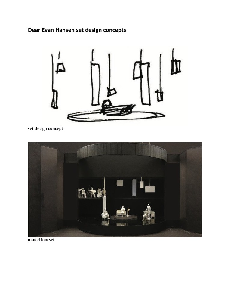 Dear Evan Hansen Set Design Concepts | PDF