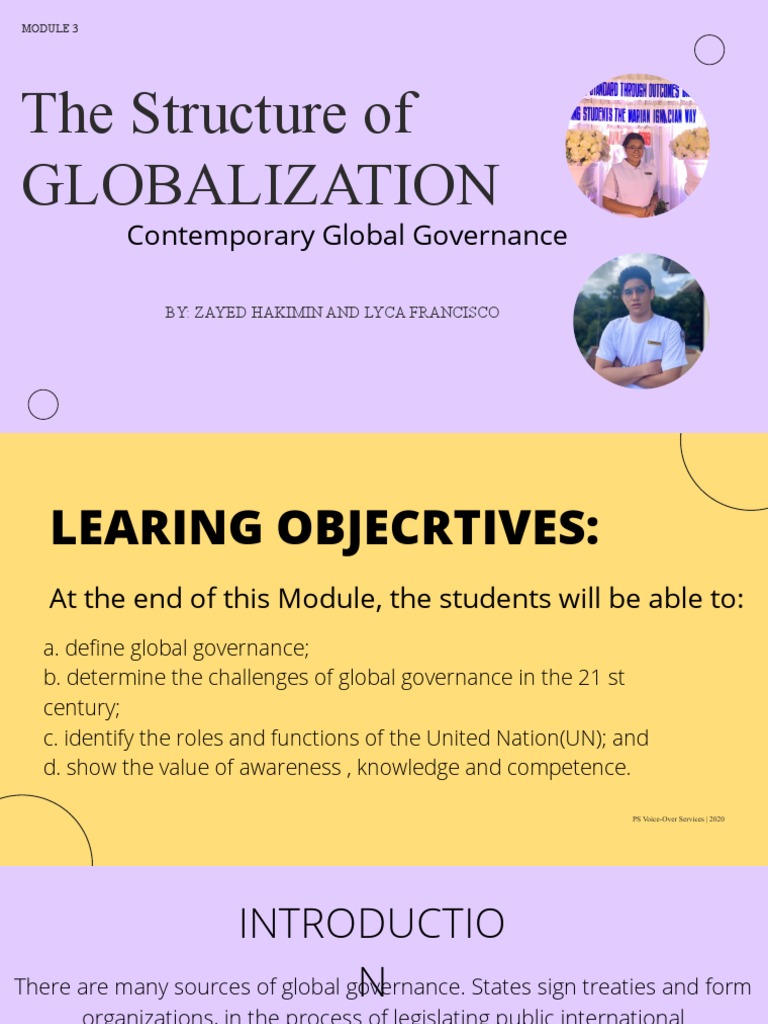 The Structure of Globalization: Contemporary Global Governance | PDF ...