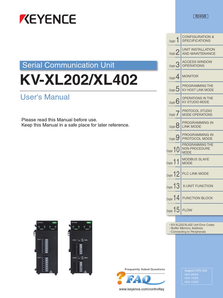 KV XL | Download Free PDF | Specification (Technical Standard) | Programmable Logic Controller
