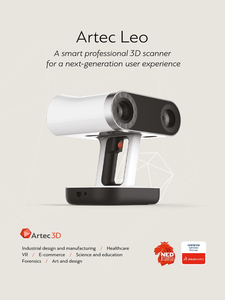 Artec Leo: A Smart Professional 3D Scanner For A Next-Generation User ...