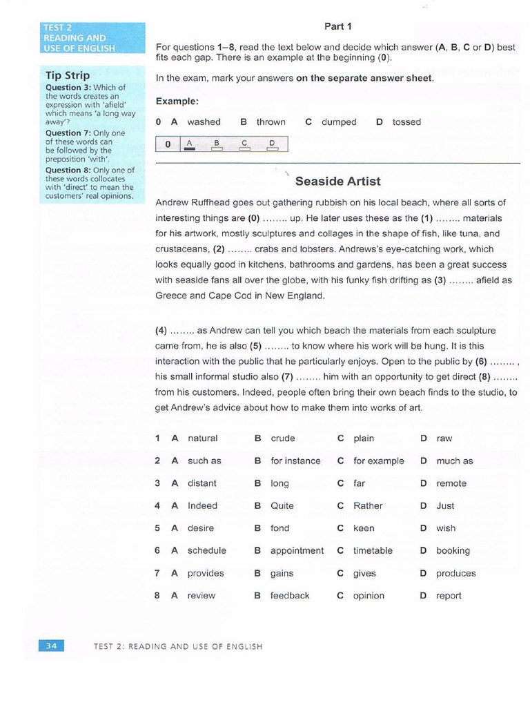 CAE-Practice-Test-Plus-2 New-33-47 | PDF