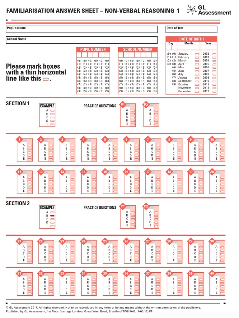 Please Mark Boxes With A Thin Horizontal Line Like This ...