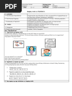 Detailed Lesson Plan in Filipino 6 (Sanhi at Bunga) | PDF