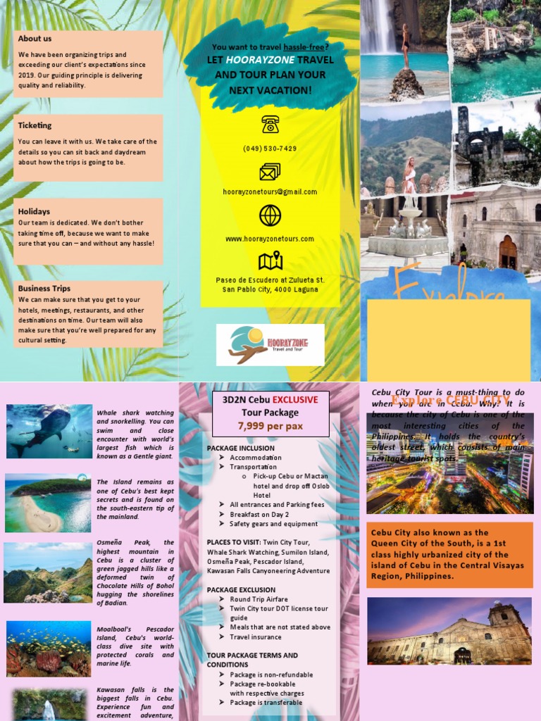 Sample Brochure | PDF | Cebu | Service Industries