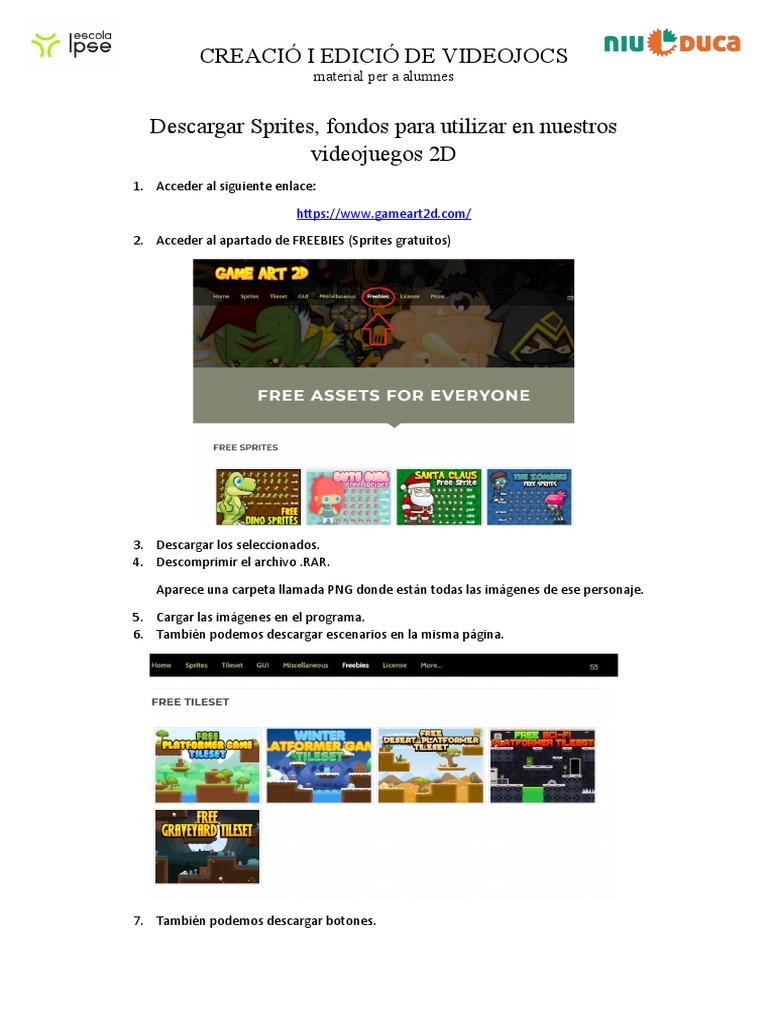 Descargar Sprites | PDF