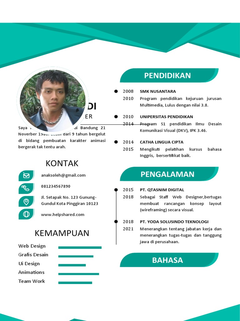 Contoh CV-14 | PDF | Seni