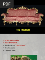 Rococo Art PowerPoint | PDF | Style | Decorative Arts