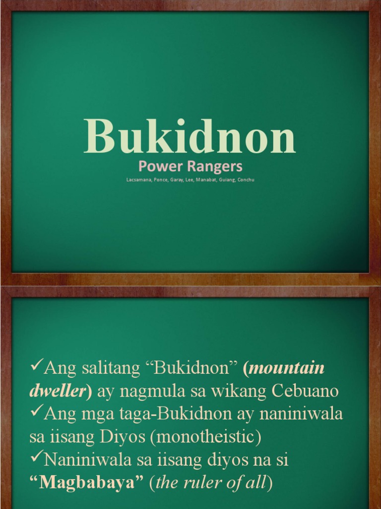 Bukidnon | PDF
