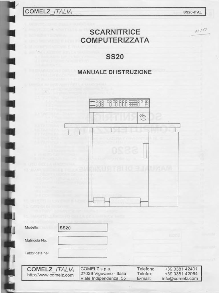 (IT) I - M Comelz SS20 | PDF