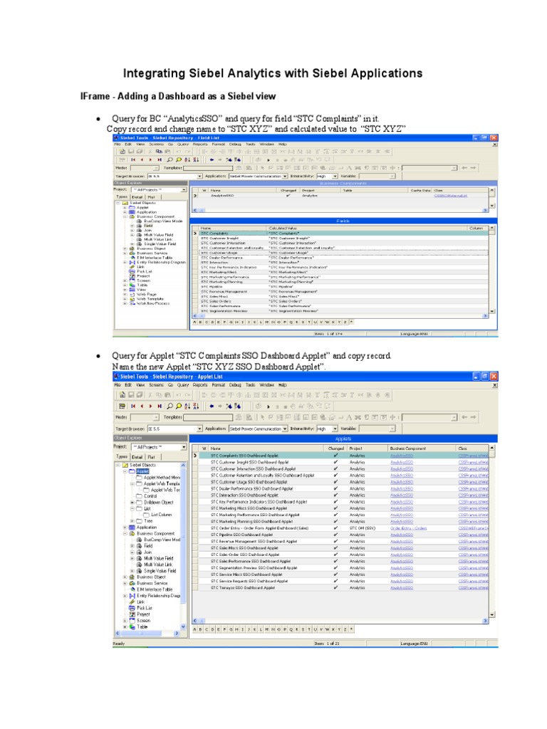Integrating Siebel Analytics With Siebel Applications | PDF | Areas Of Computer Science | Computing