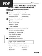 StudySync - Quiz - The Lottery | PDF