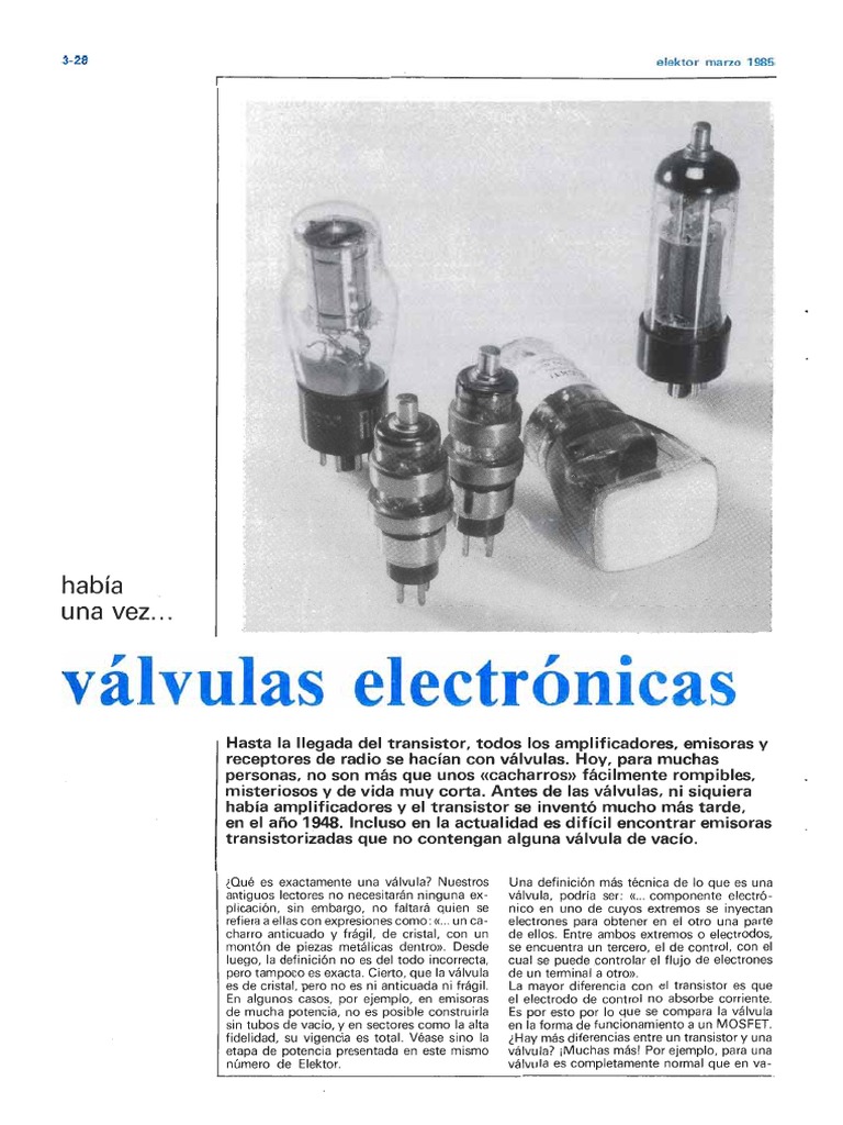 Valvulas Electronicas | PDF