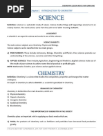 Chemistry Lesson Notes of Form Three | PDF | Ionic Bonding | Ion