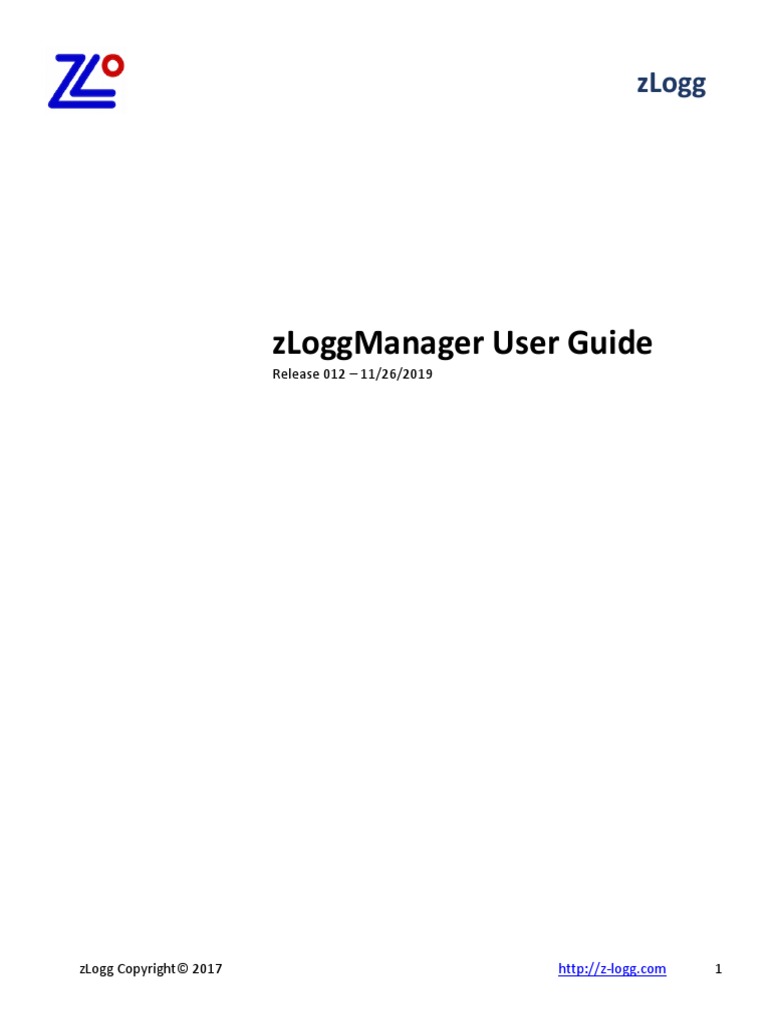 Zloggmanager User Guide: Zlogg | PDF | Comma Separated Values ...