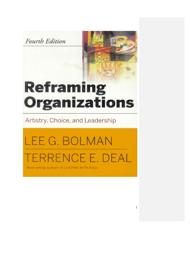 LEE BOLMAN - Organizational Reframing | PDF