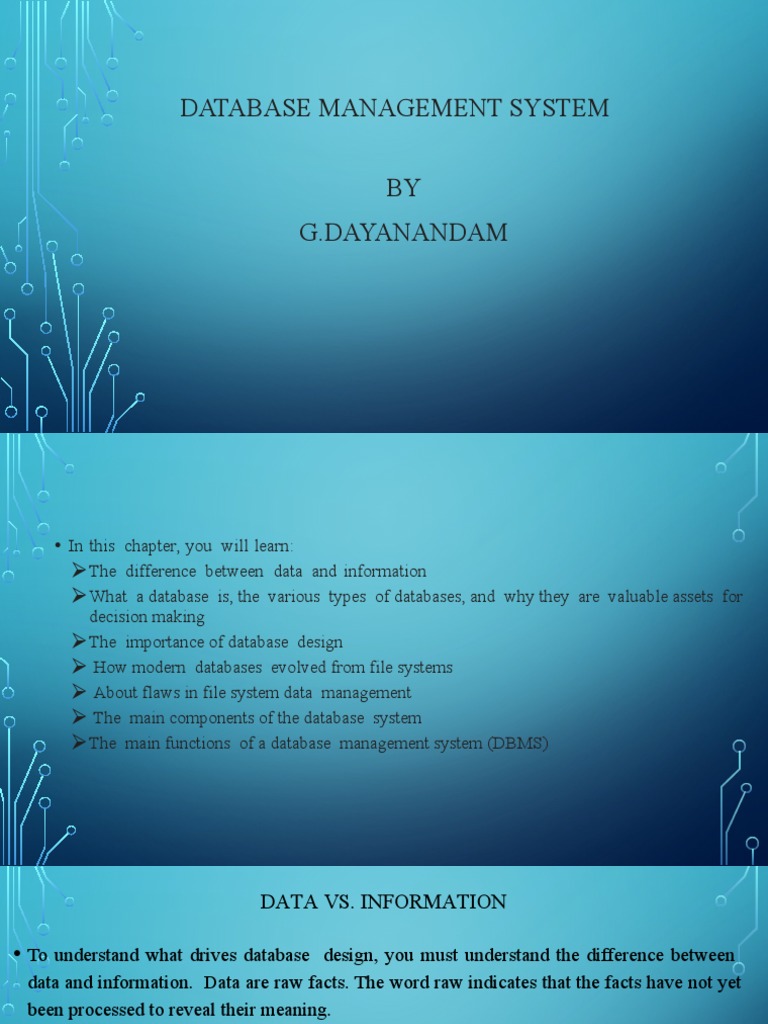 Database Management System | PDF | Databases | Data Warehouse