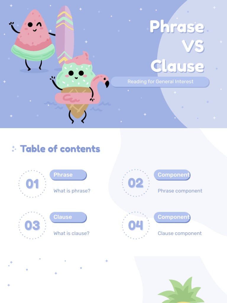 Phrase Vs Clause | PDF | Phrase | Clause