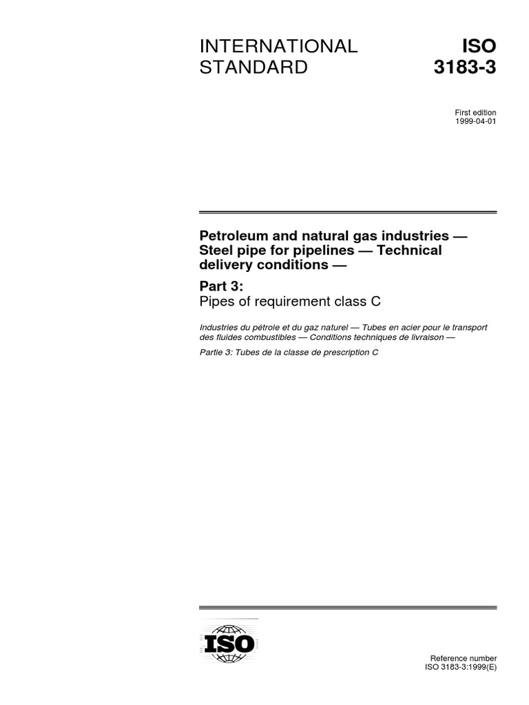 Iso 3183-3-99 | PDF