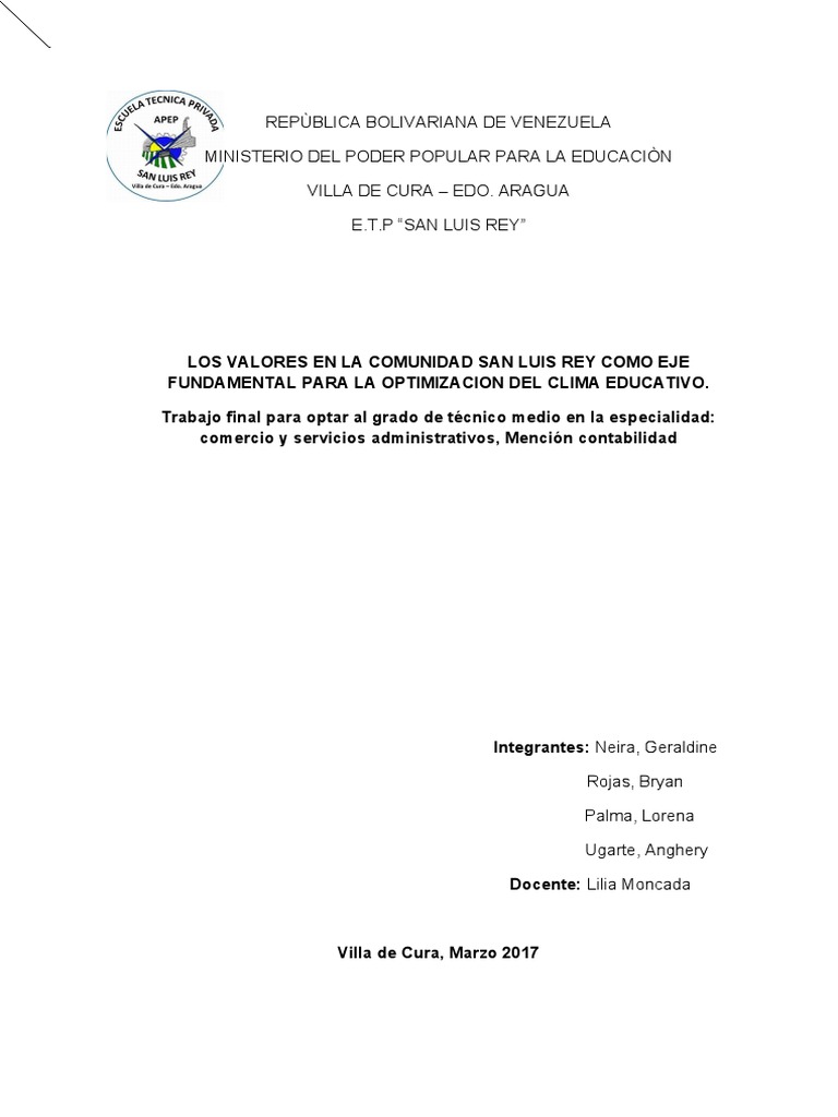Trabajo FINAL LORENA | PDF | Comportamiento | Moralidad