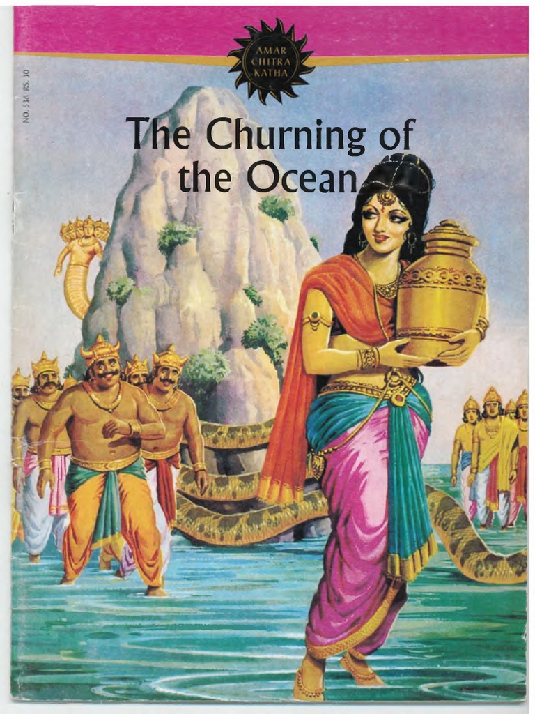 Churning of The Milk Ocean | PDF | Vishnu | Theistic Indian Philosophy